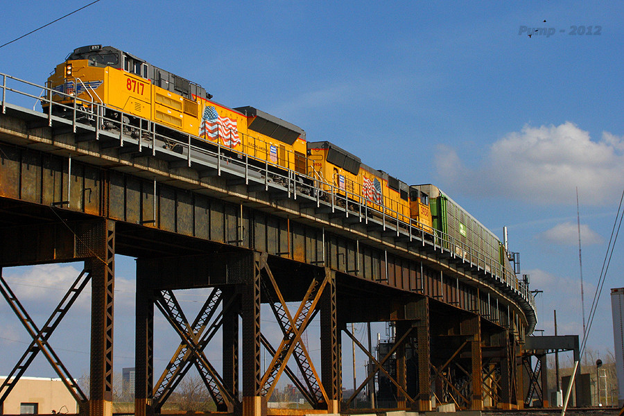 Westbound UP Auto Train